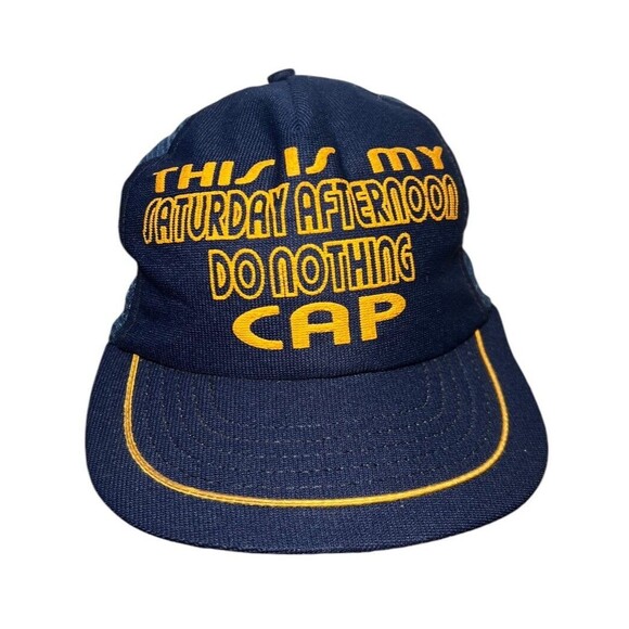 Unknown | Accessories | Vintage Saturday Do Nothing 98s Graphic Trucker ...